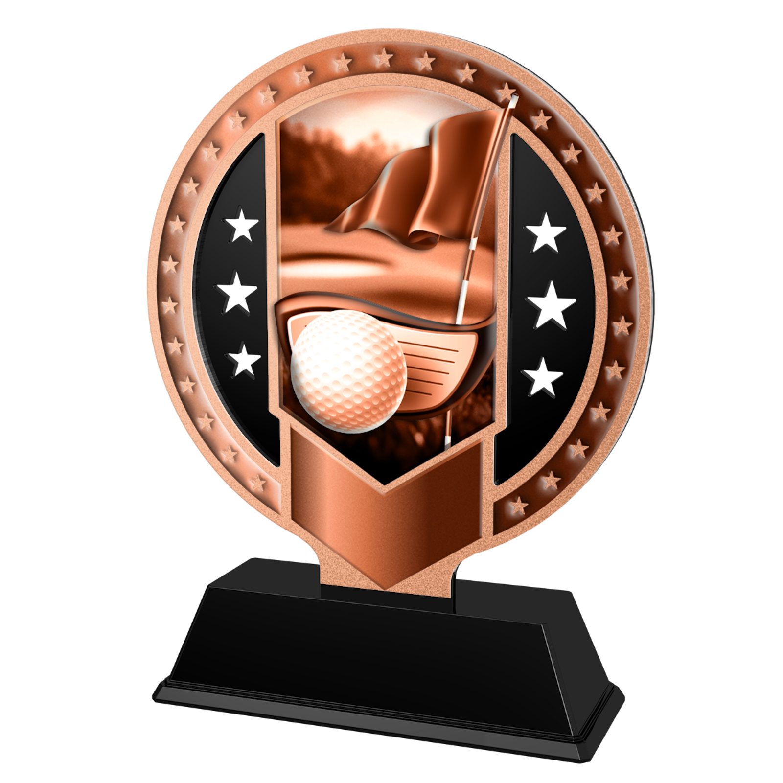 Sentinel Classic Stainless Steel Golf Trophy | Trophy Monster ⭐ USA