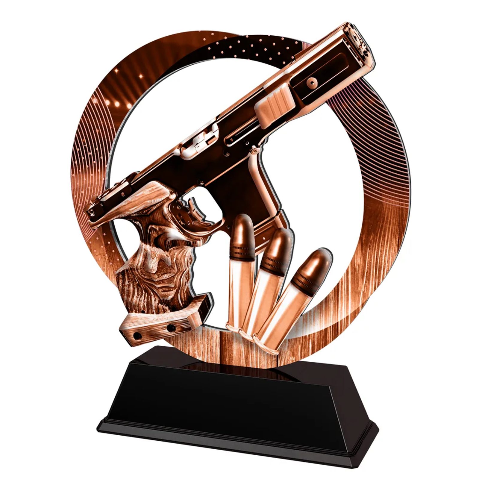 Onyx Stainless Steel Shooting Trophy | Trophy Monster ⭐ USA