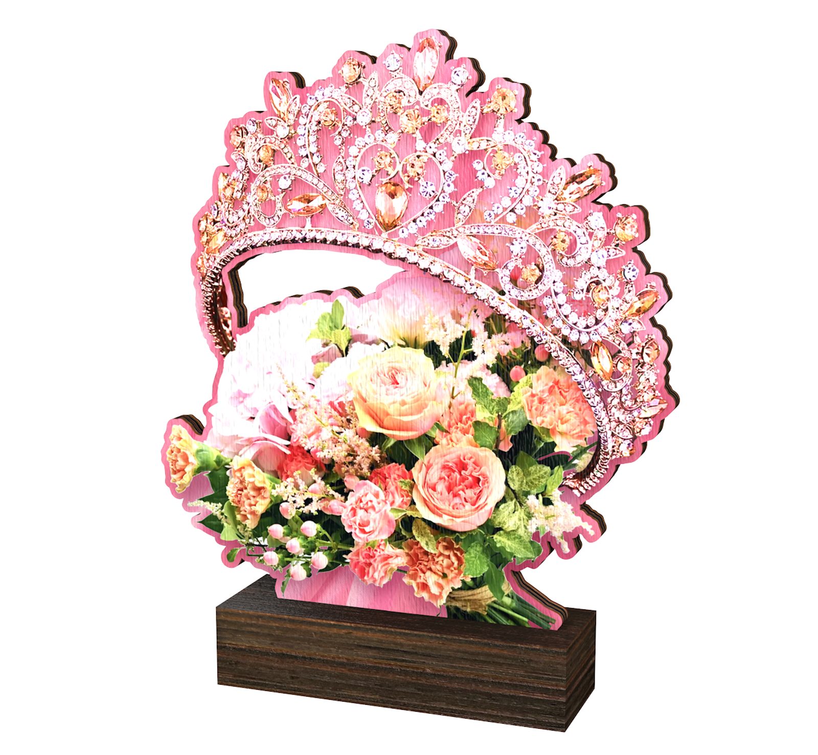Sierra Beauty Pageant Real Wood Trophy | Trophy Monster ⭐ USA