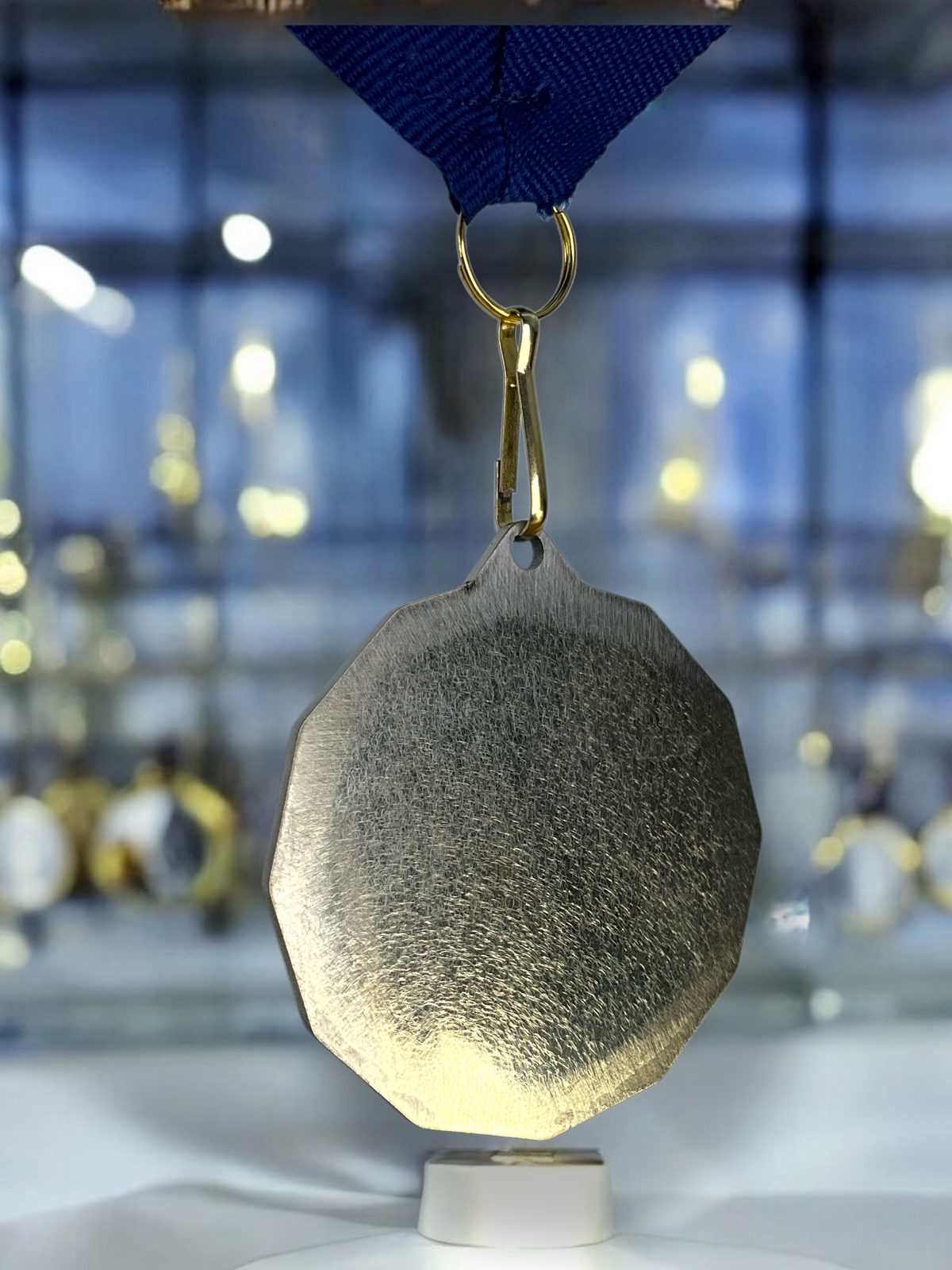 Polygon Stainless Steel Soccer Medal | Trophy Monster ⭐ USA