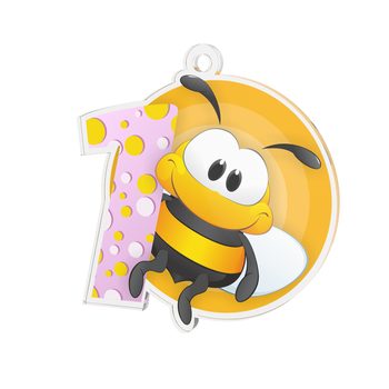 Bumble Bee Pink 1st Place Medal | Trophy Monster ⭐ USA