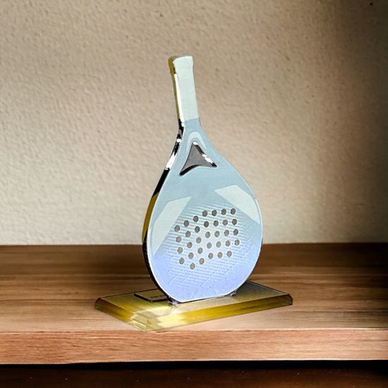 Cannes Printed Acrylic Padel Trophy | Trophy Monster ⭐ USA