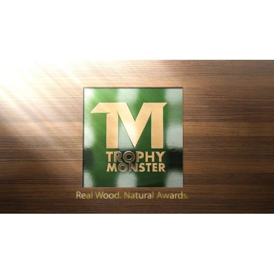 Custom Made Real Wood Rio Logo Medal | Trophy Monster ⭐ USA