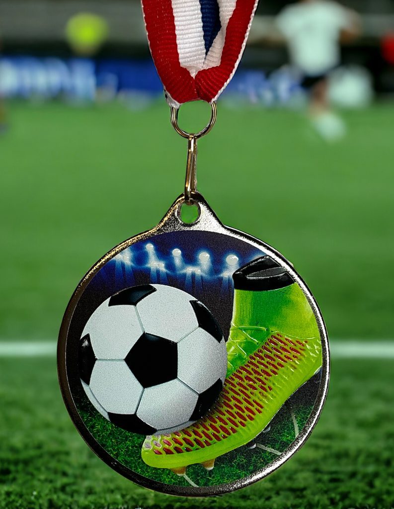 Hercules Texture Print Football Boot Medal | Trophy Monster