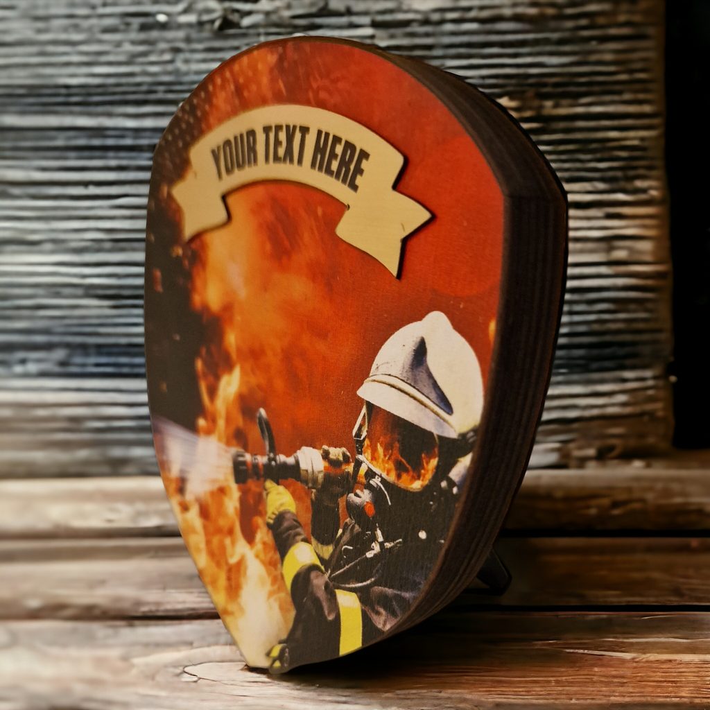 Regal Birchwood Firefighters Shield | Trophy Monster