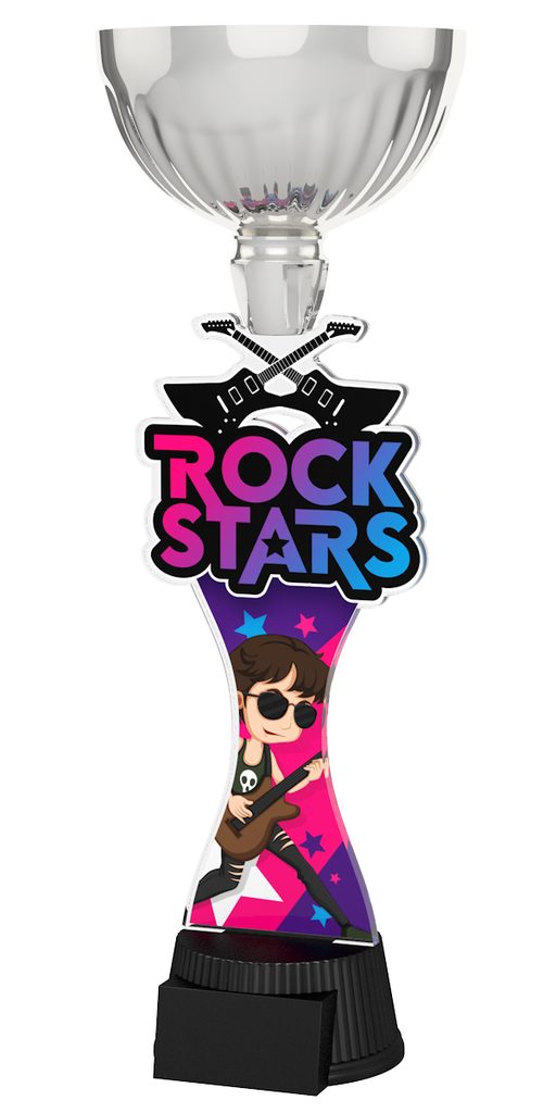 Rock Stars Boys Silver Cup Trophy | Trophy Monster