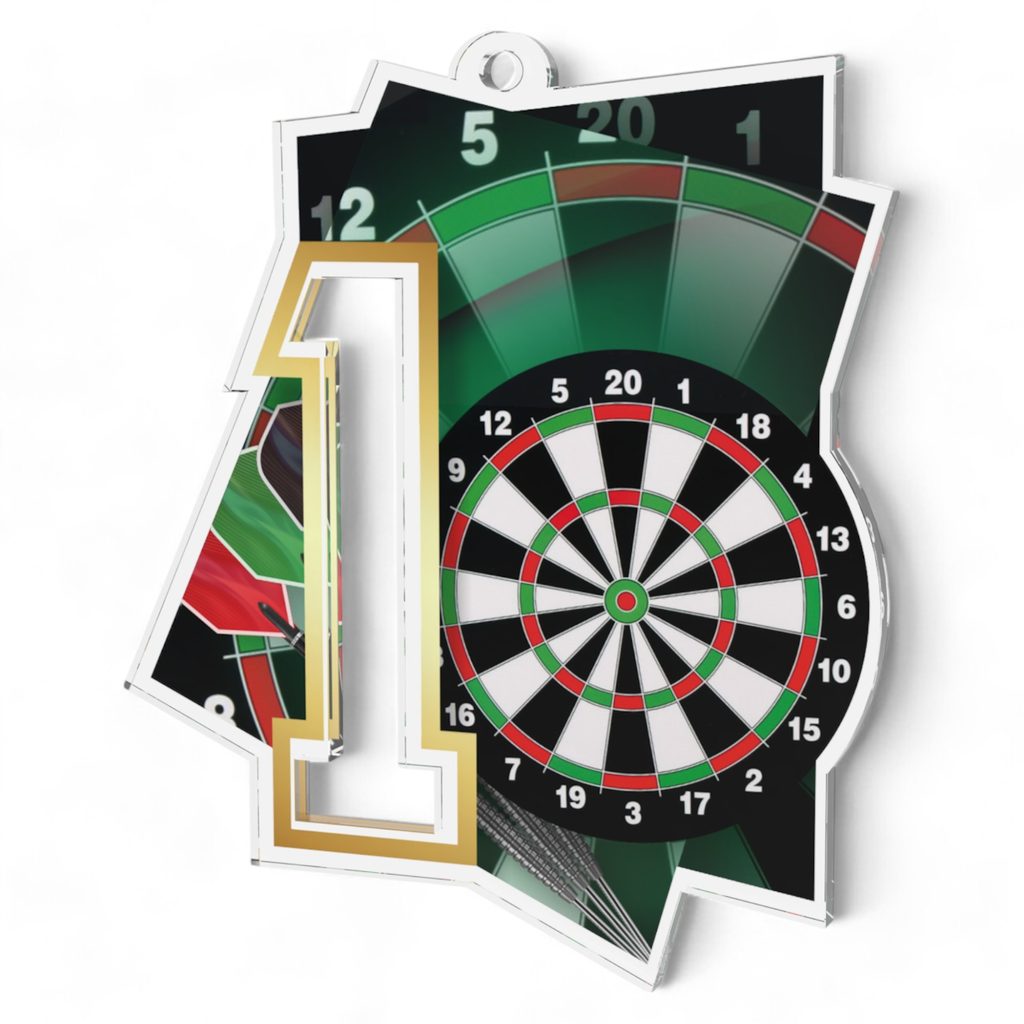 Poznan Darts Number 1 Medal | Trophy Monster