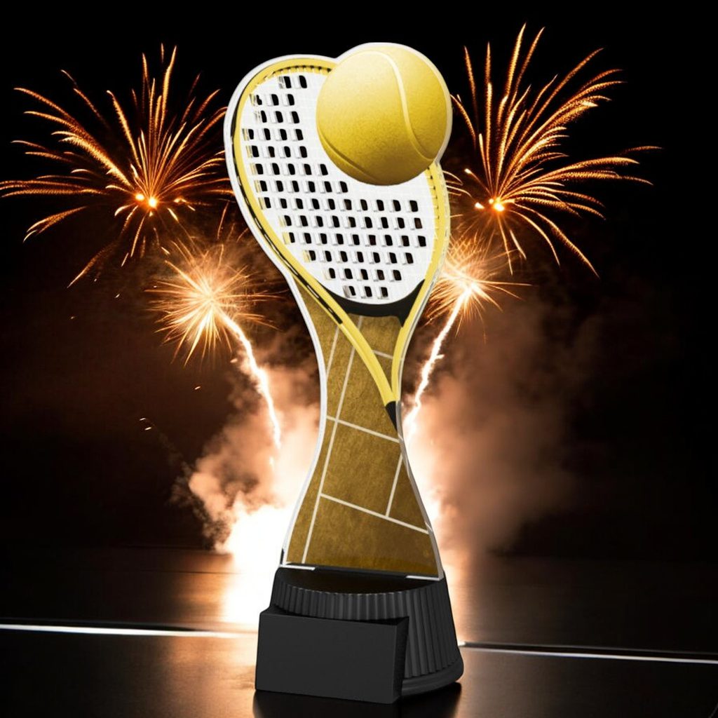 Classic Toronto Tennis Racket and Ball Trophy | Trophy Monster