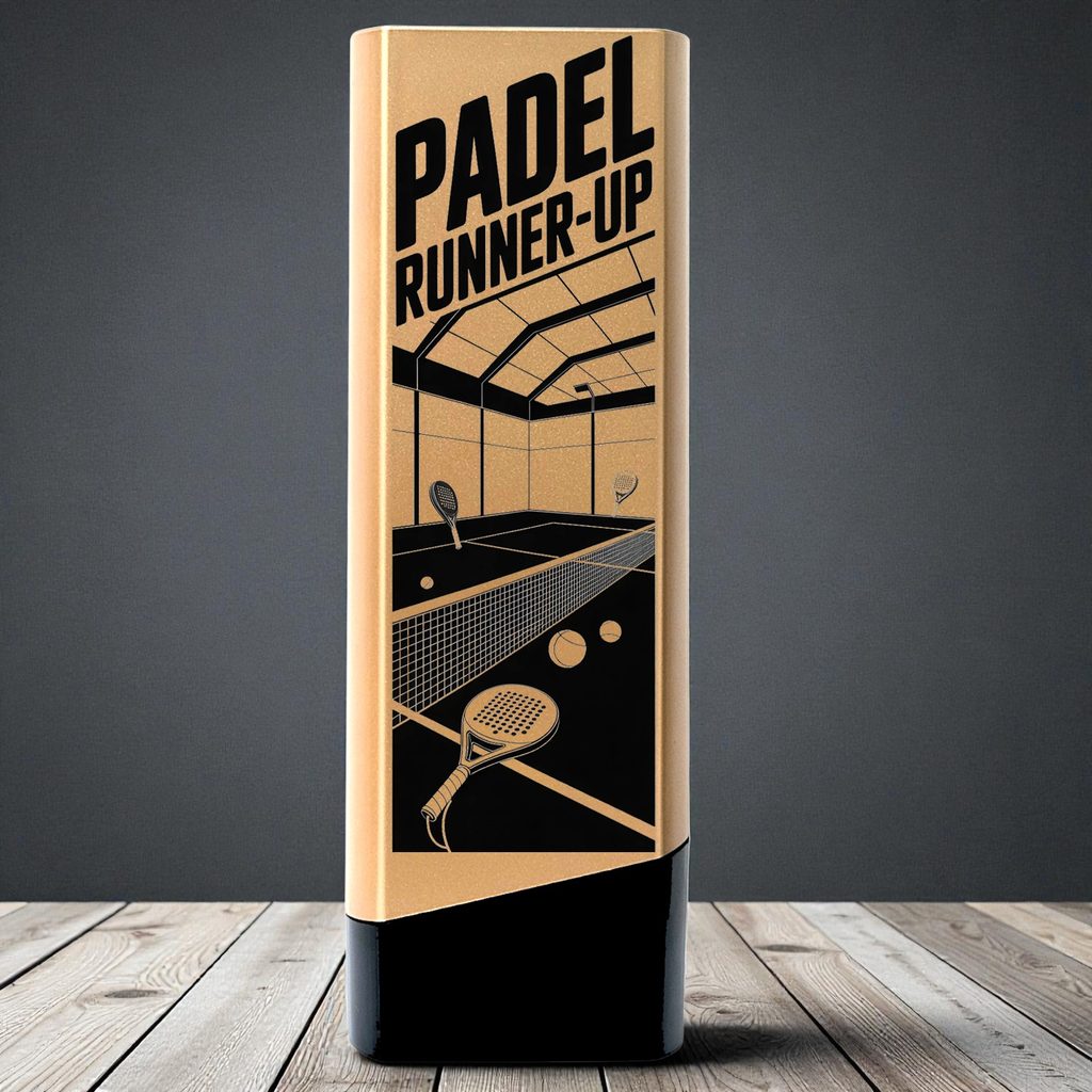 Tower Elite Heavyweight Padel Runner Up Trophy | Trophy Monster