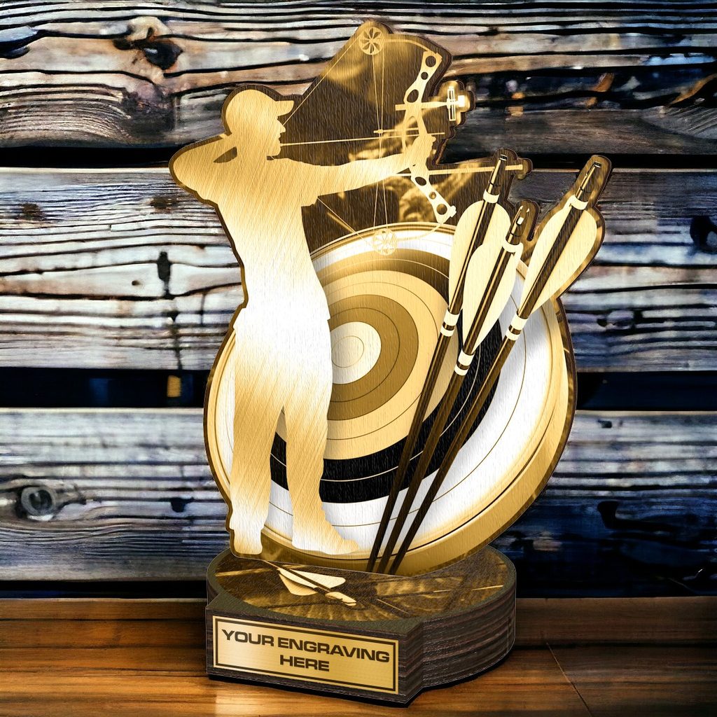 Grove Classic Archery Real Wood Trophy | Trophy Monster