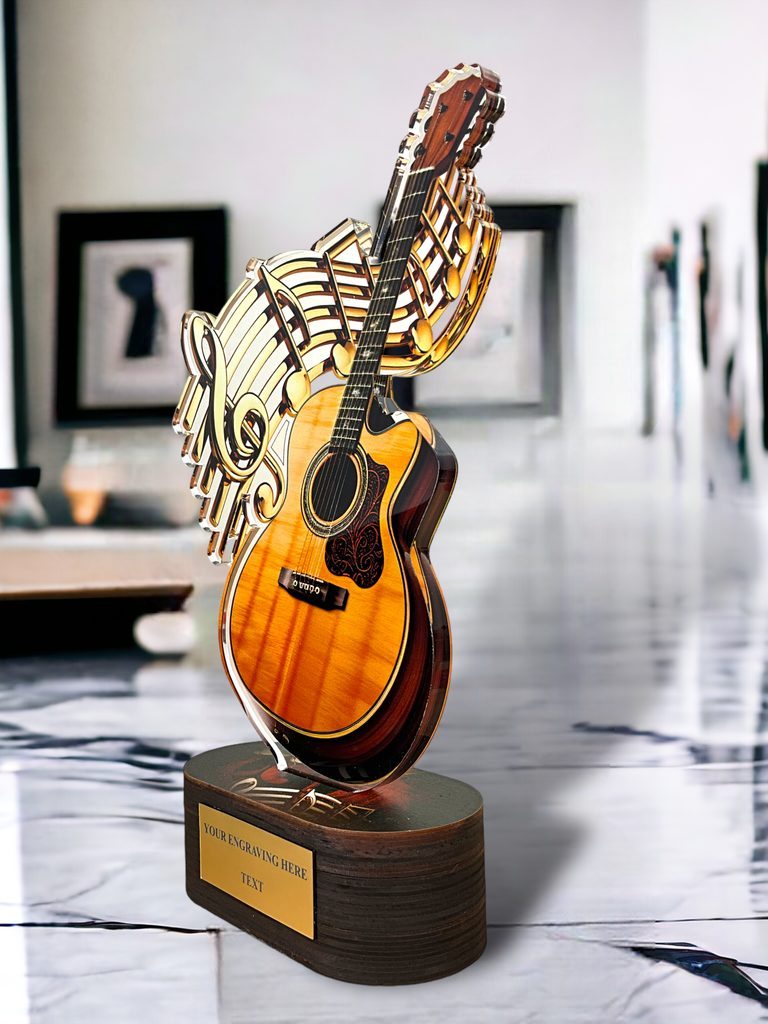 Altus Acoustic Guitar Trophy | Trophy Monster