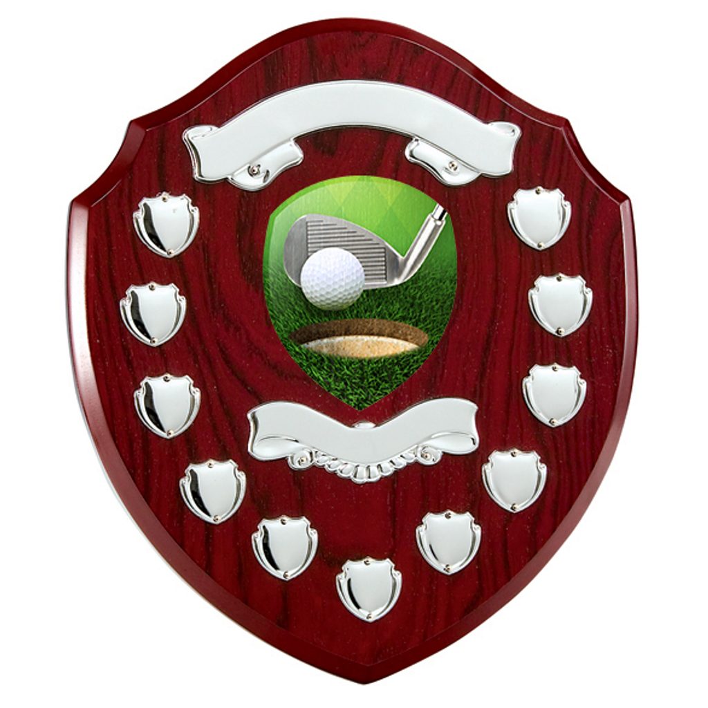 Northumbria Golf Rosewood Wooden 11 Year Annual Shield | Trophy Monster
