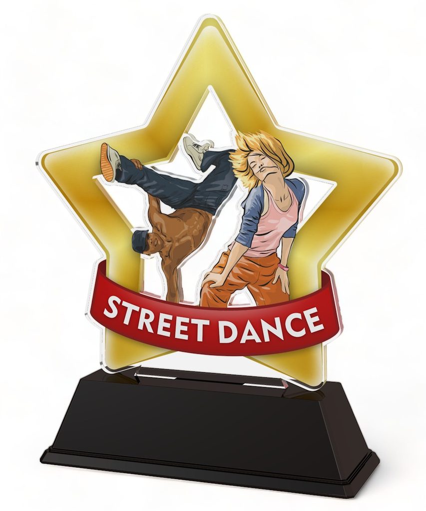 Mini Star Street Dance Trophy | Trophy Monster