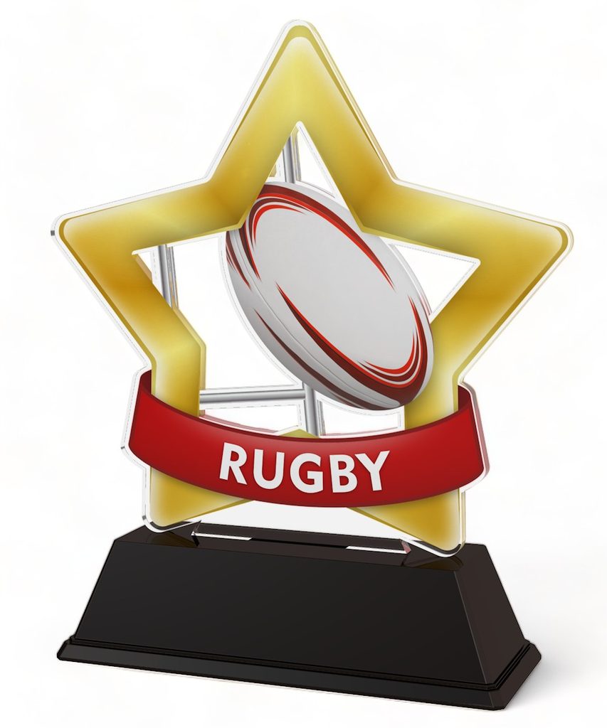 Mini Star Rugby Trophy | Trophy Monster