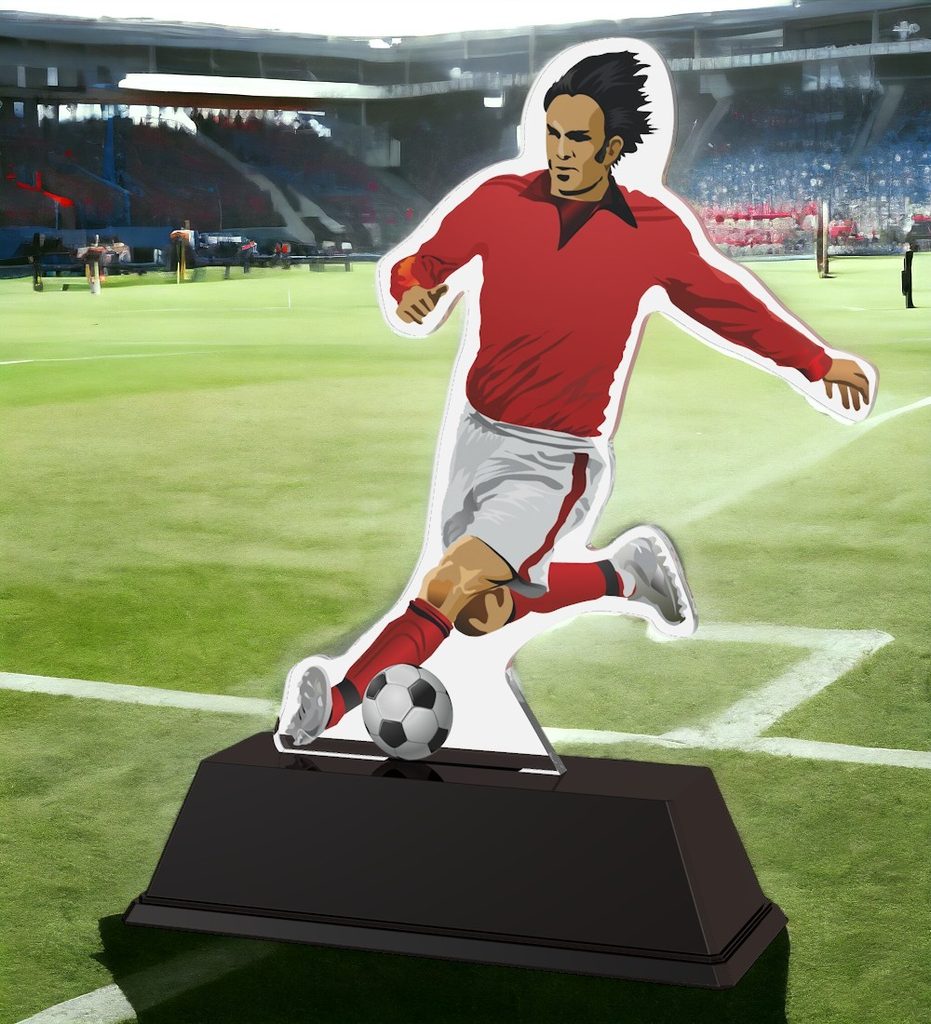 Ostrava Football Red kit Trophy | Trophy Monster