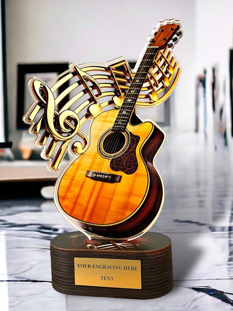 Altus Acoustic Guitar Trophy | Trophy Monster