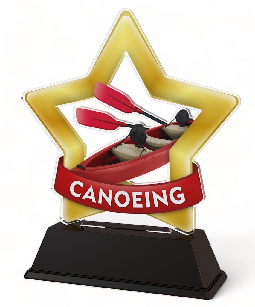 Mini Star Canoe Trophy | Trophy Monster