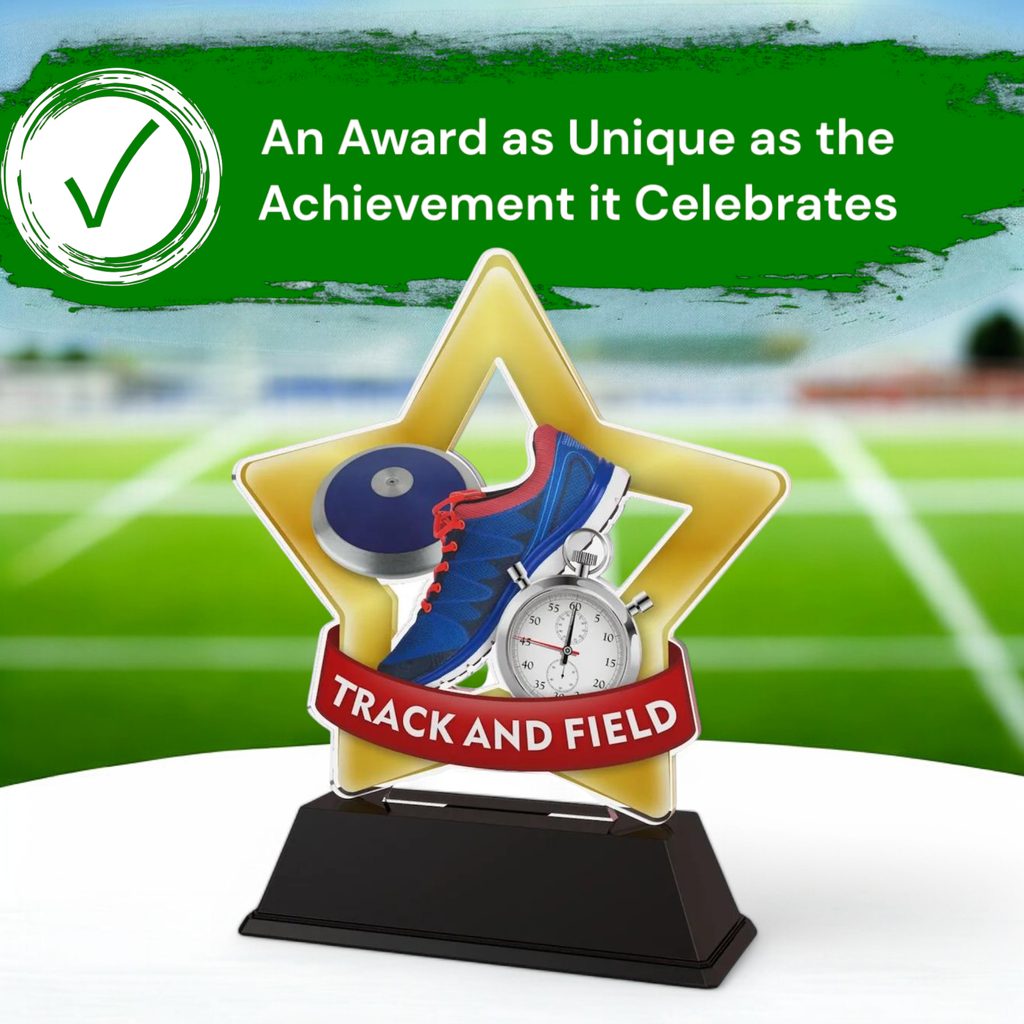 Mini Star Track & Field Trophy | Trophy Monster