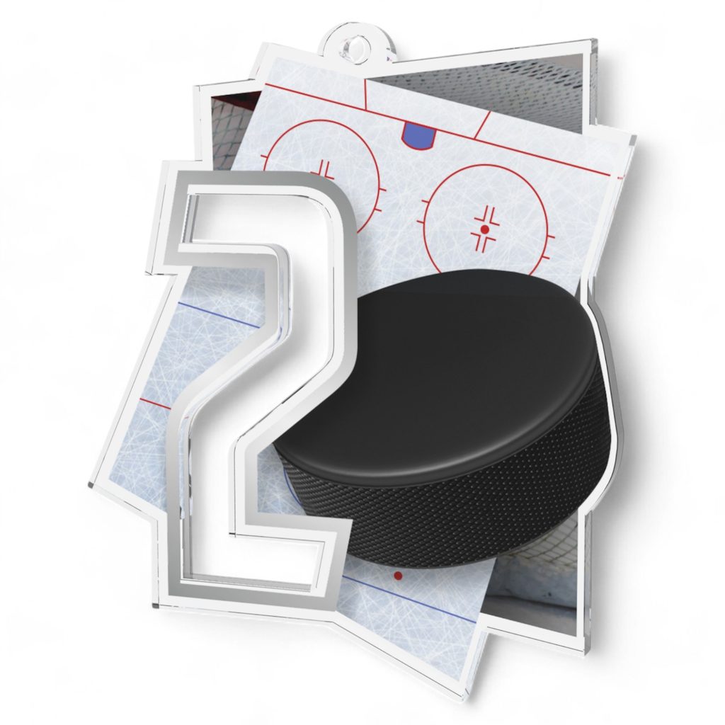 Poznan Ice Hockey Number 2 Medal | Trophy Monster