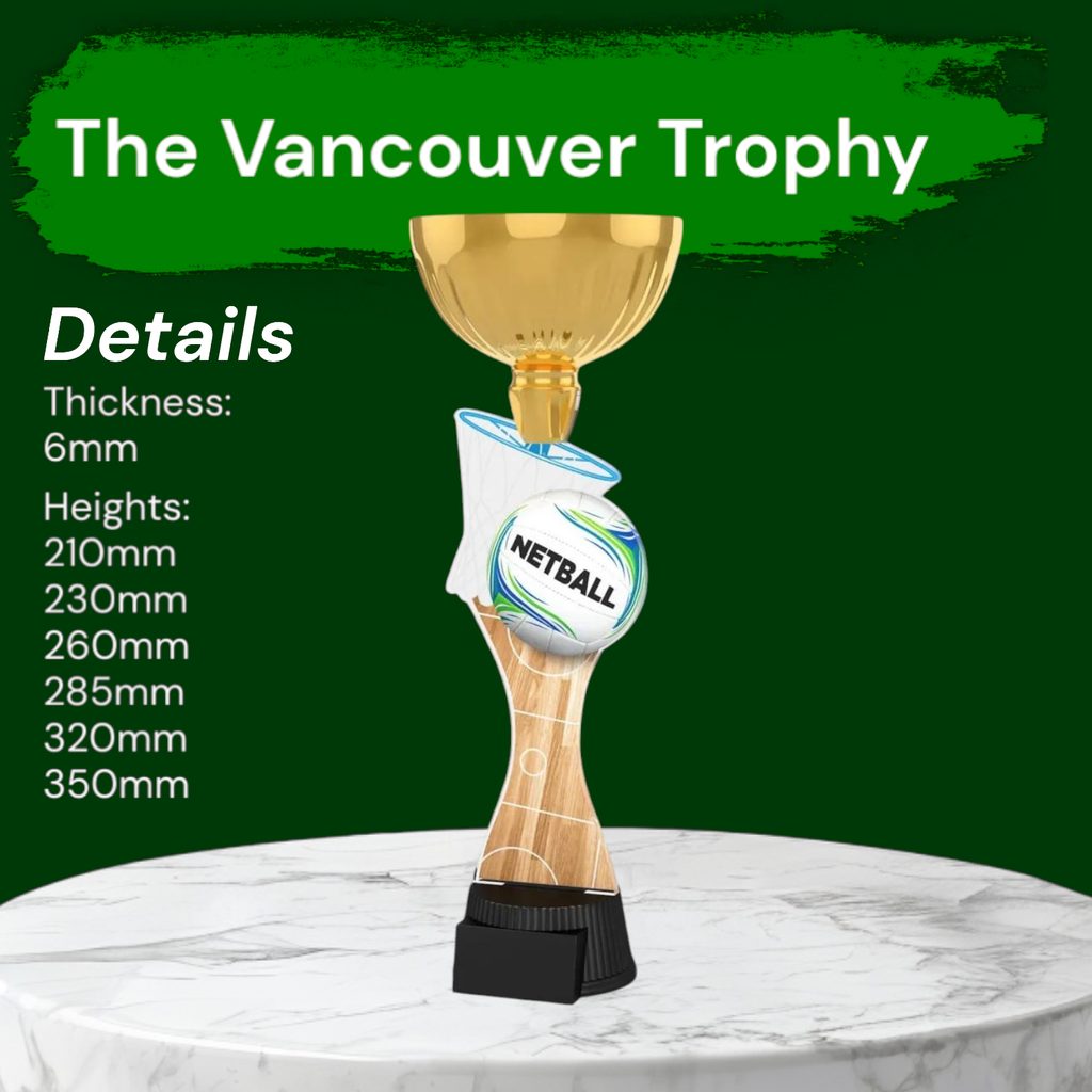 Vancouver Netball Gold Cup Trophy | Trophy Monster
