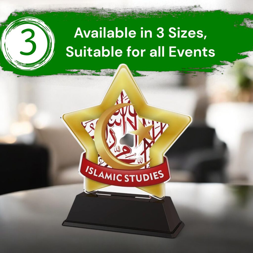 Mini Star Islamic Studies Trophy | Trophy Monster