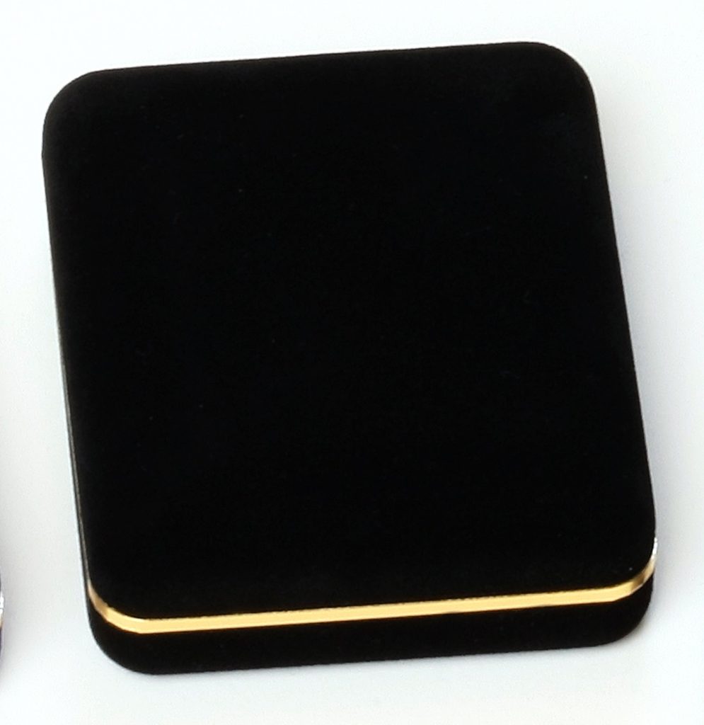 Deluxe Velour Medal Box Black 42mm | Trophy Monster
