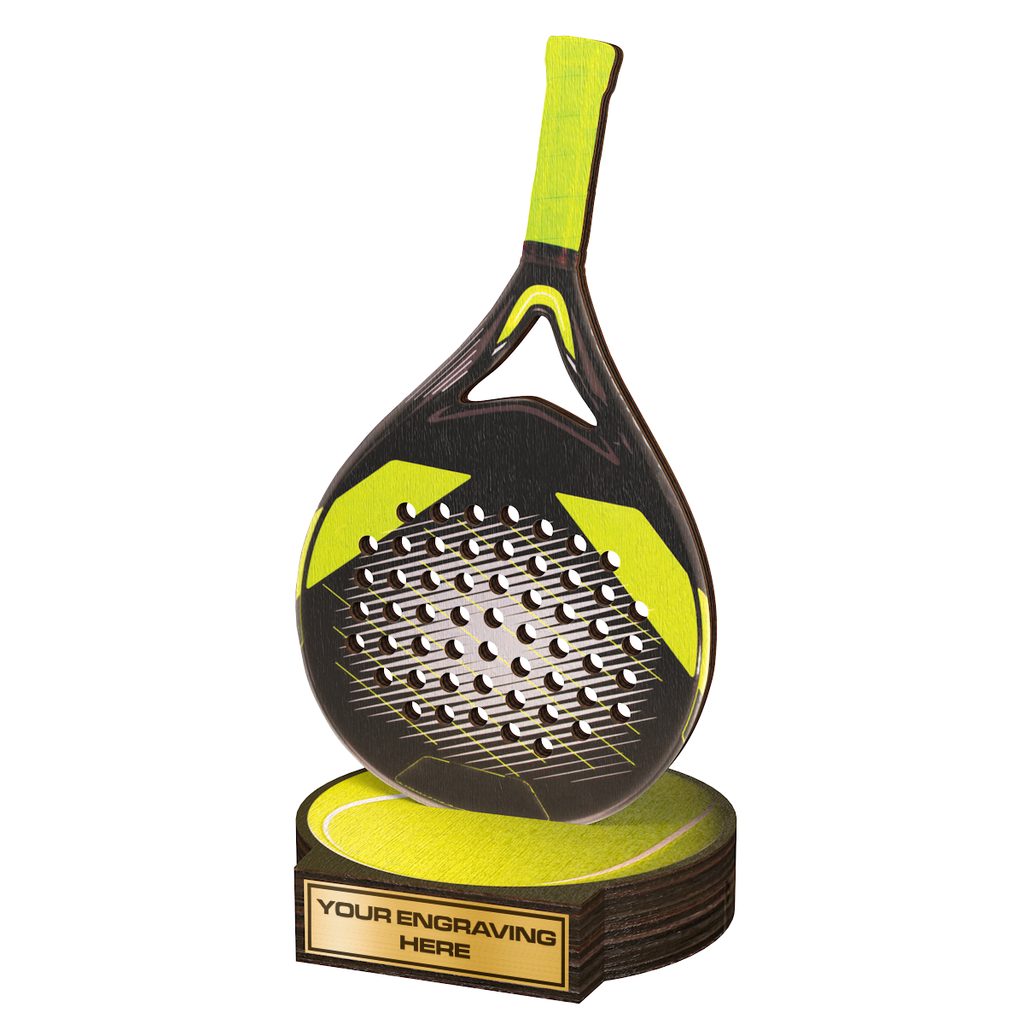 Grove Padel Tennis Real Wood Trophy | Trophy Monster