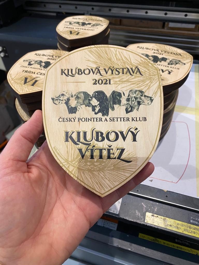 Hoplon Custom Made Real Wood Shield Award | Trophy Monster