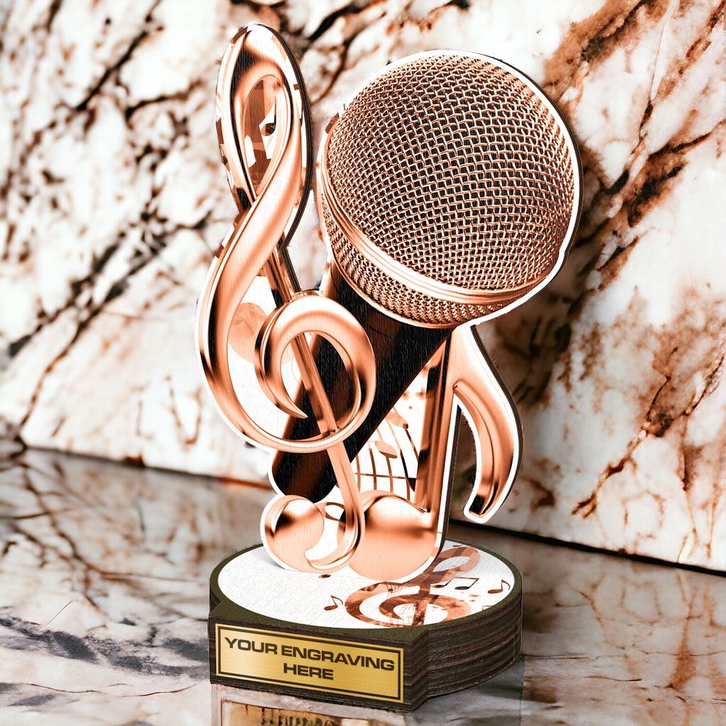 Grove Classic Singing Real Wood Trophy | Trophy Monster