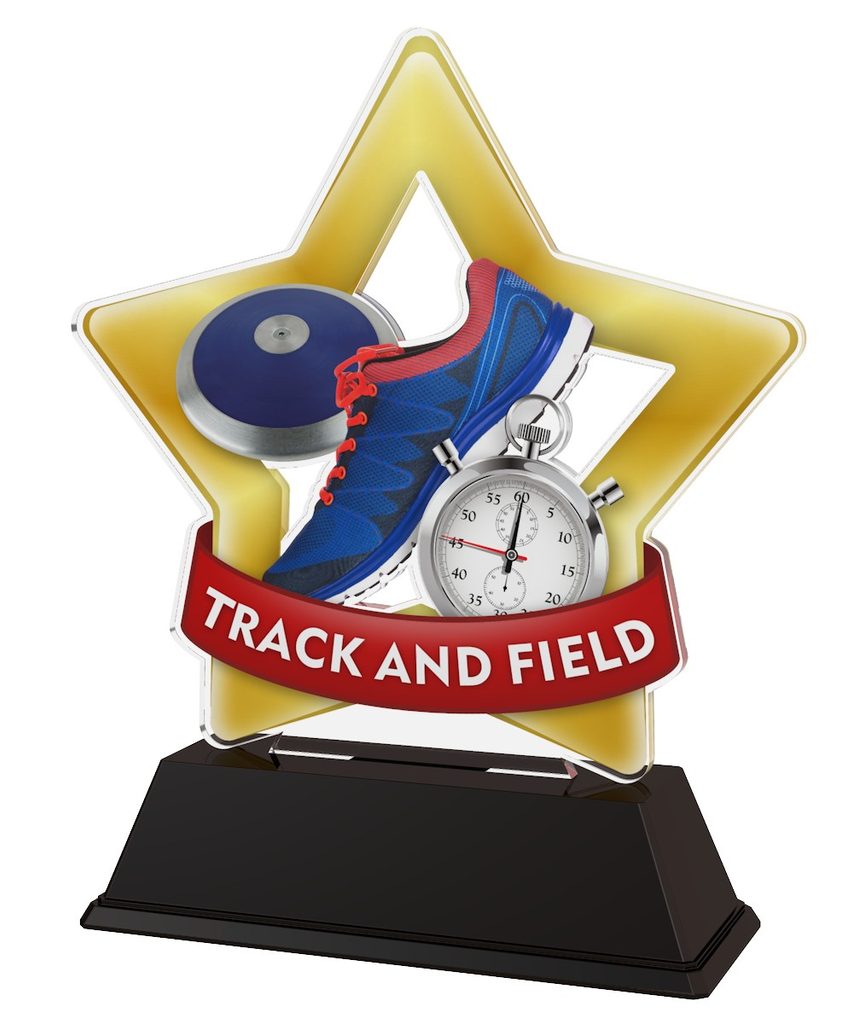 Mini Star Track & Field Trophy | Trophy Monster