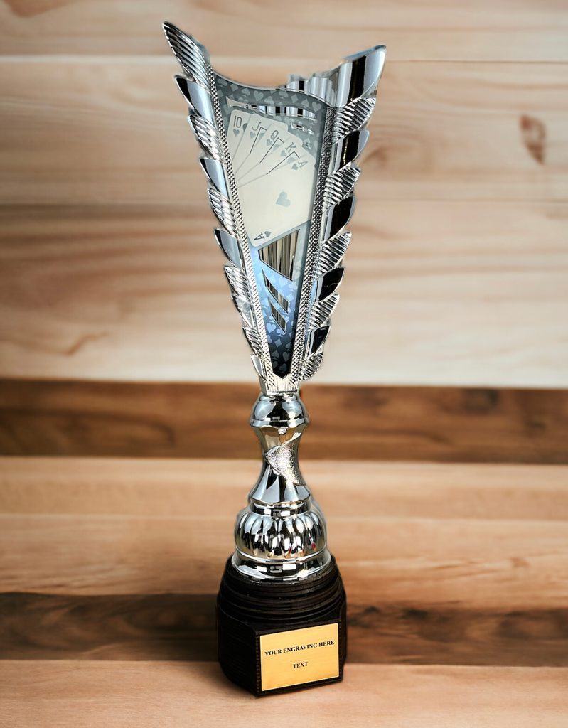 Chester Playing Cards Silver Trophy | Trophy Monster