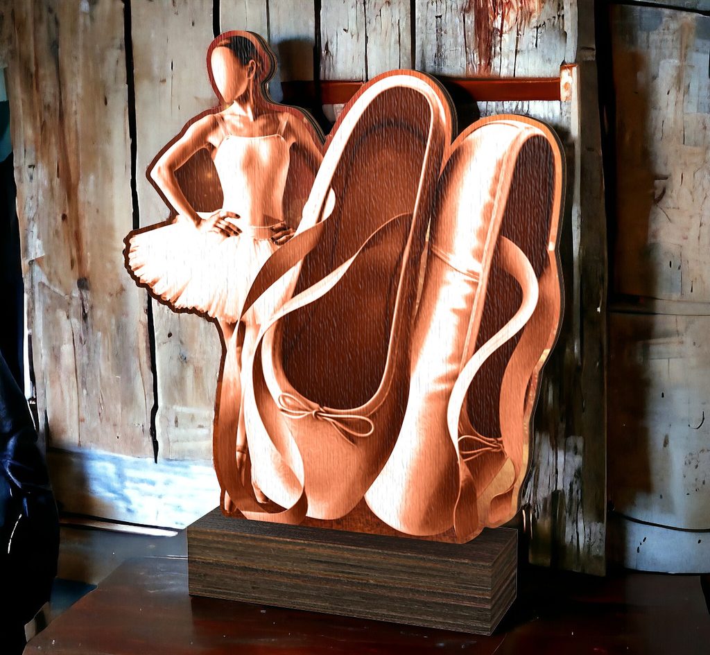 Sierra Classic Ballet Dance Wood Trophy | Trophy Monster