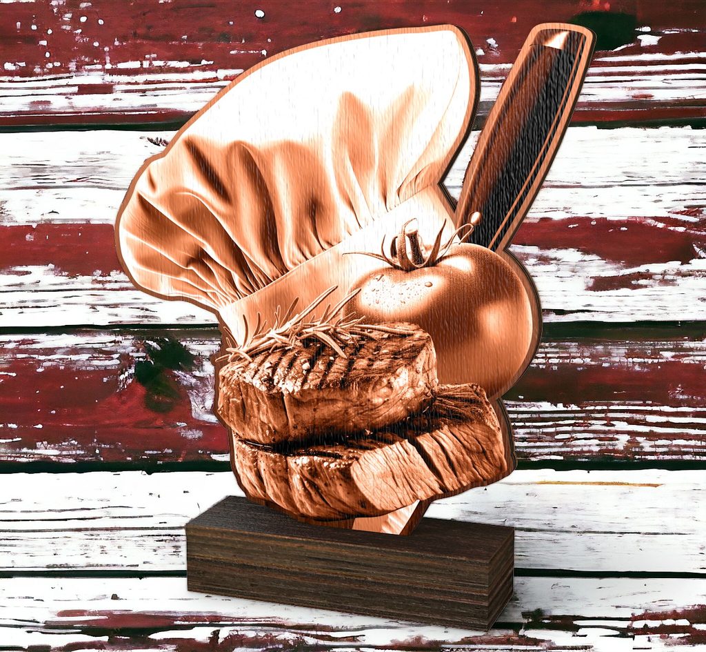 Sierra Classic Cooking Real Wood Trophy | Trophy Monster