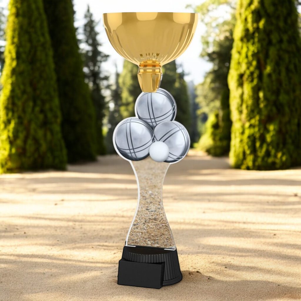Vancouver Pétanque Balls Gold Cup Trophy | Trophy Monster