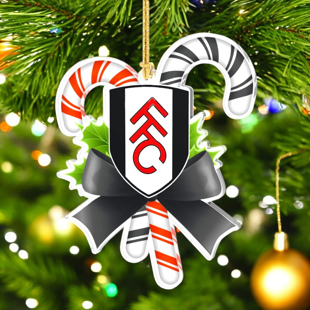 Candy Cane Logo Custom Made 2D Printed Bauble | Trophy Monster