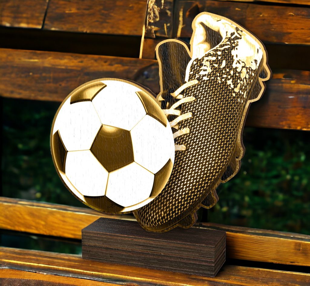 Sierra Classic Football Boot Real Wood Trophy | Trophy Monster