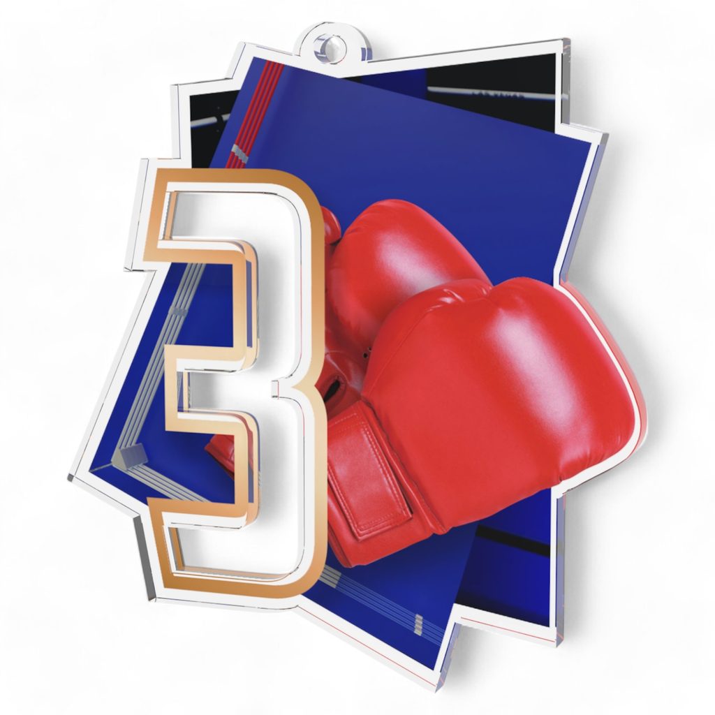 Poznan Boxing Number 3 Medal | Trophy Monster