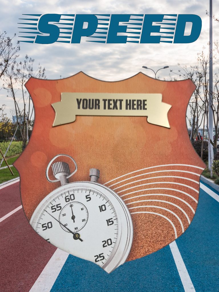 Heraldic Birchwood Running Shield | Trophy Monster