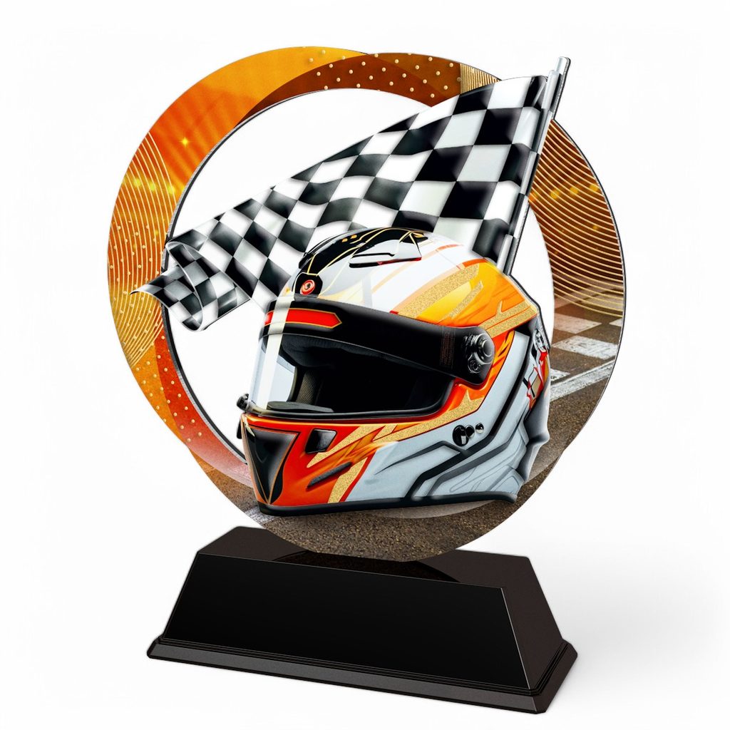 Onyx Stainless Steel Motor Racing Trophy | Trophy Monster
