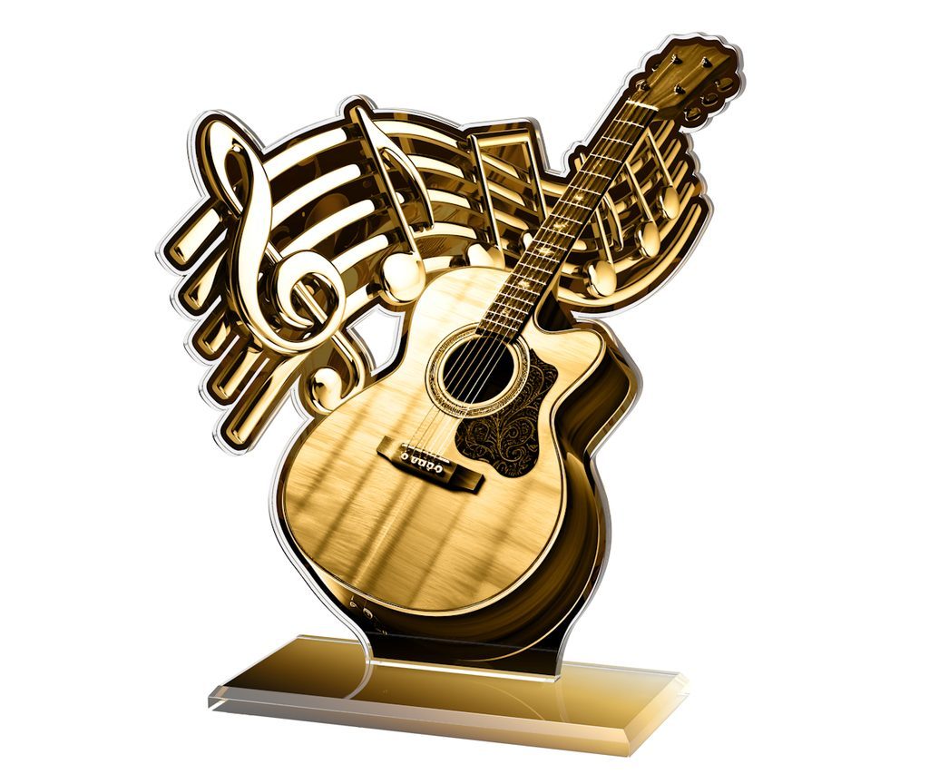 Cannes Classic Acoustic Guitar Trophy | Trophy Monster