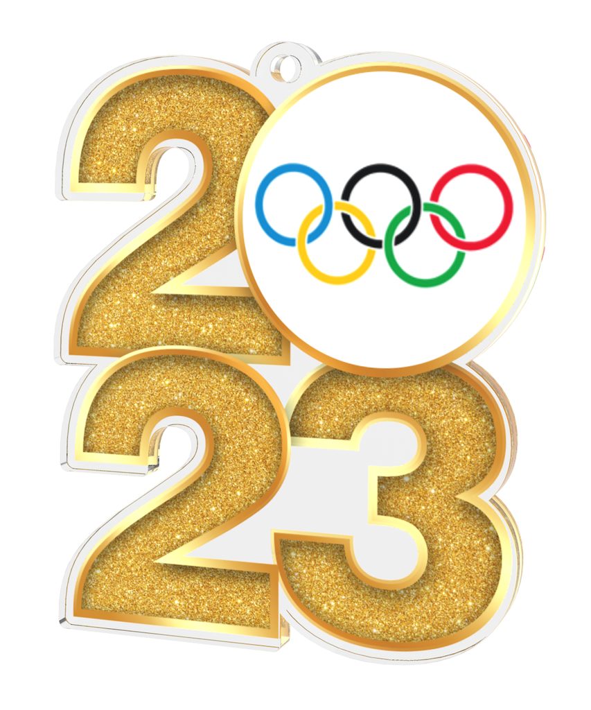 Olympics 2023 Acrylic Medal | Trophy Monster