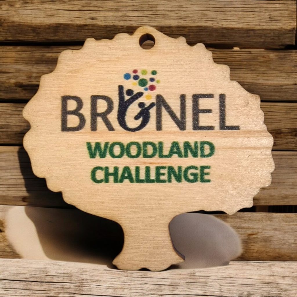 Custom Made Economy Tree Shape Real Wood Logo Medal | Trophy Monster
