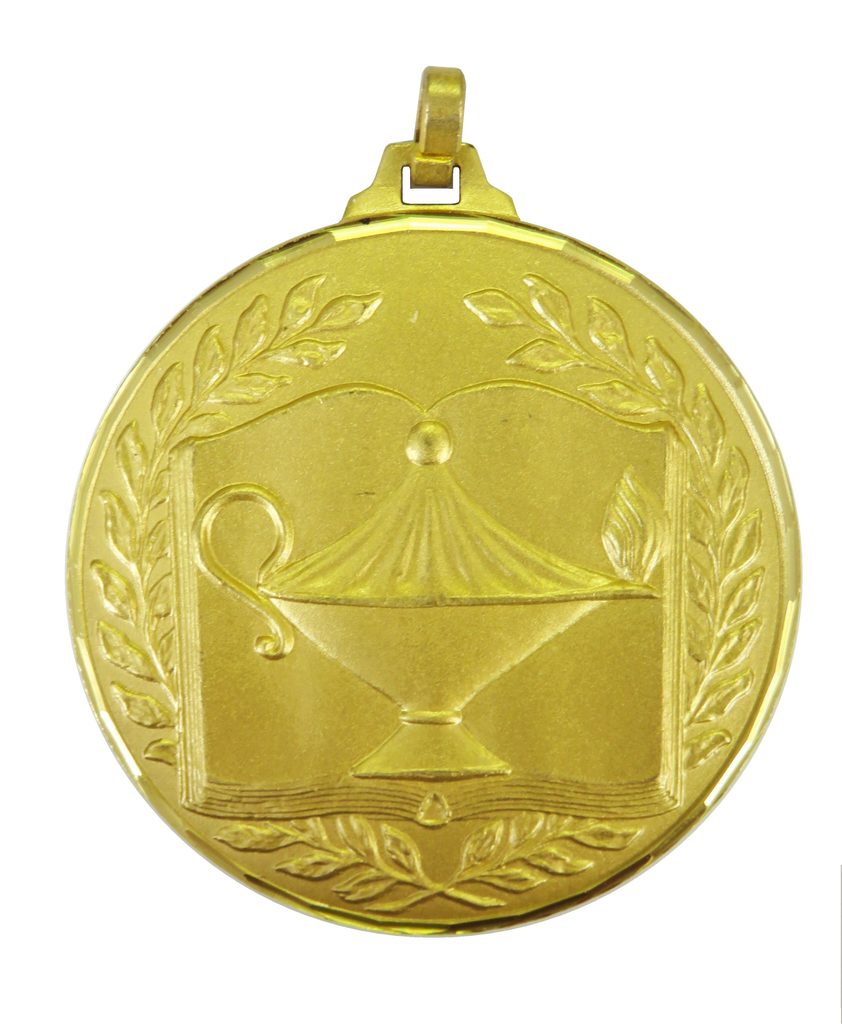 Diamond Edged Education Gold Medal | Trophy Monster