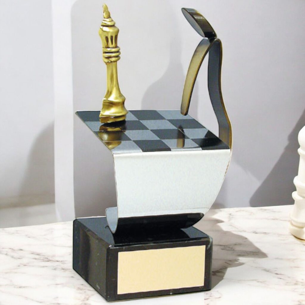 Ventallo Chess Handmade Metal Trophy | Trophy Monster