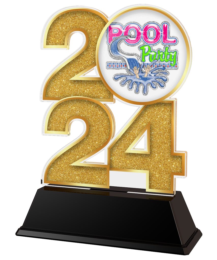 Swimming Pool Party 2024 Trophy | Trophy Monster