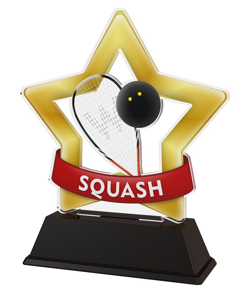 Mini Star Squash Trophy | Trophy Monster