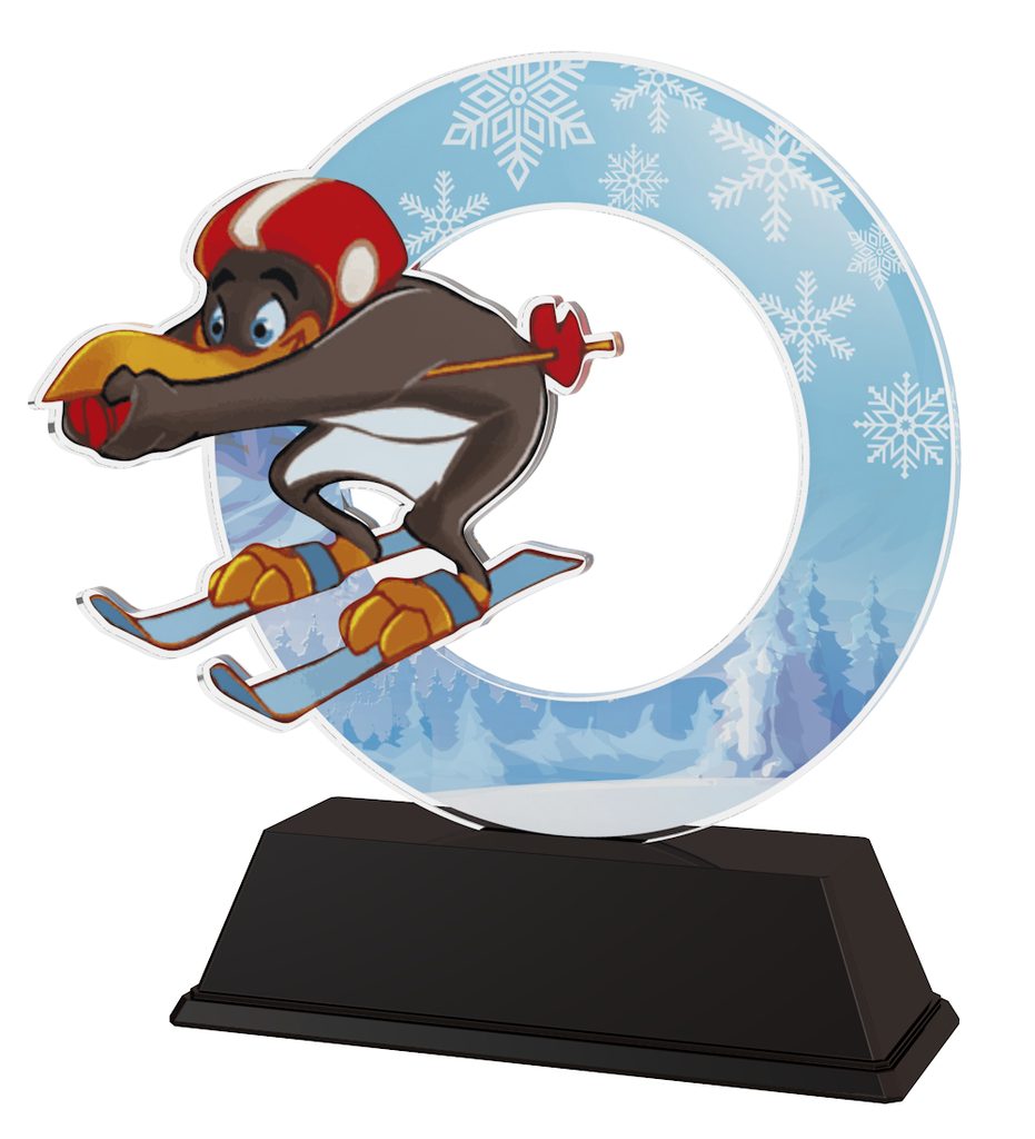 Penguin Childrens Skiing Trophy | Trophy Monster
