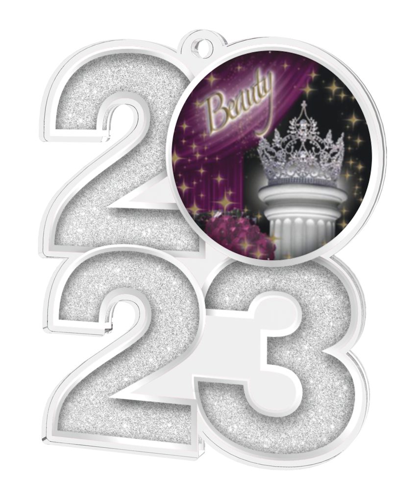 Beauty Pageant 2023 Acrylic Medal | Trophy Monster