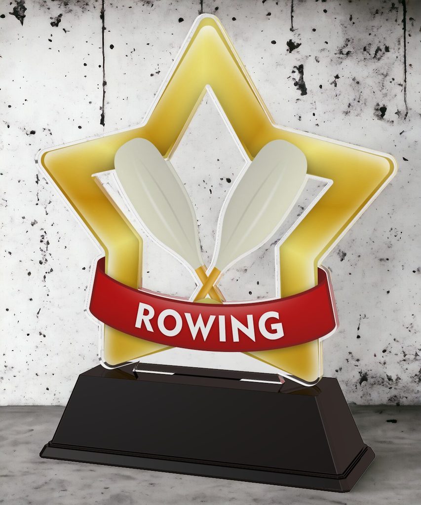 Mini Star Rowing Trophy | Trophy Monster