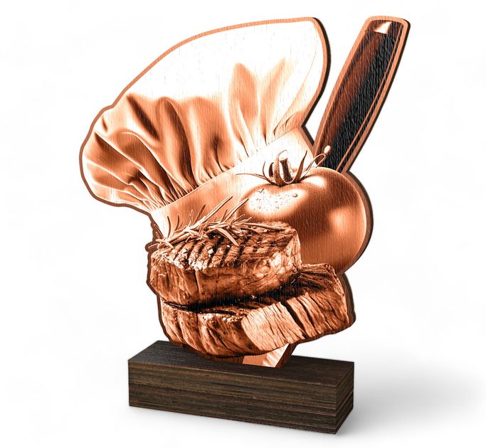 Sierra Classic Cooking Real Wood Trophy | Trophy Monster